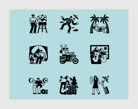 17 Graphic Design Styles: A Visual Guide - The Noun Project Blog