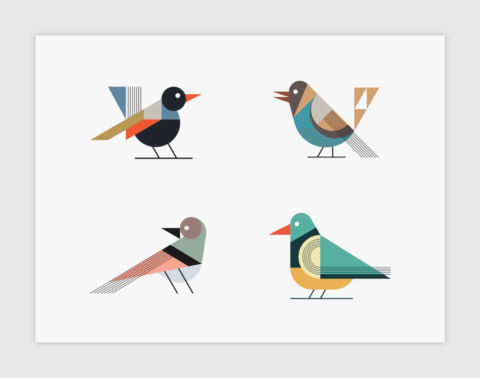 17 Graphic Design Styles: A Visual Guide - The Noun Project Blog